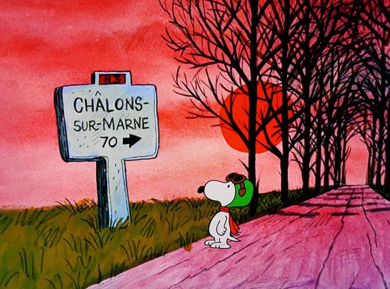 Snoopy’s path behind German lines – World War One Flying Ace – Mateo de ...